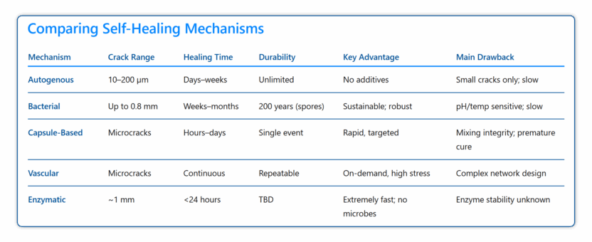 Self Healing Concrete: Process, Types & Challenges and Barriers | Buildtwin